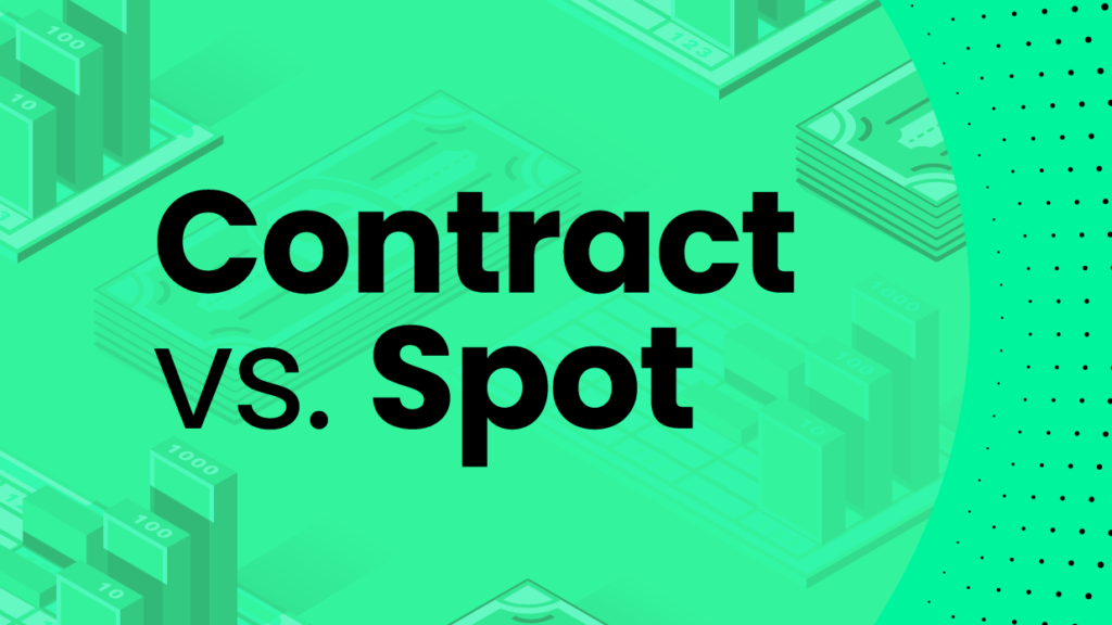 Spot vs. Contract Rates: The Difference in Truckload Shipping